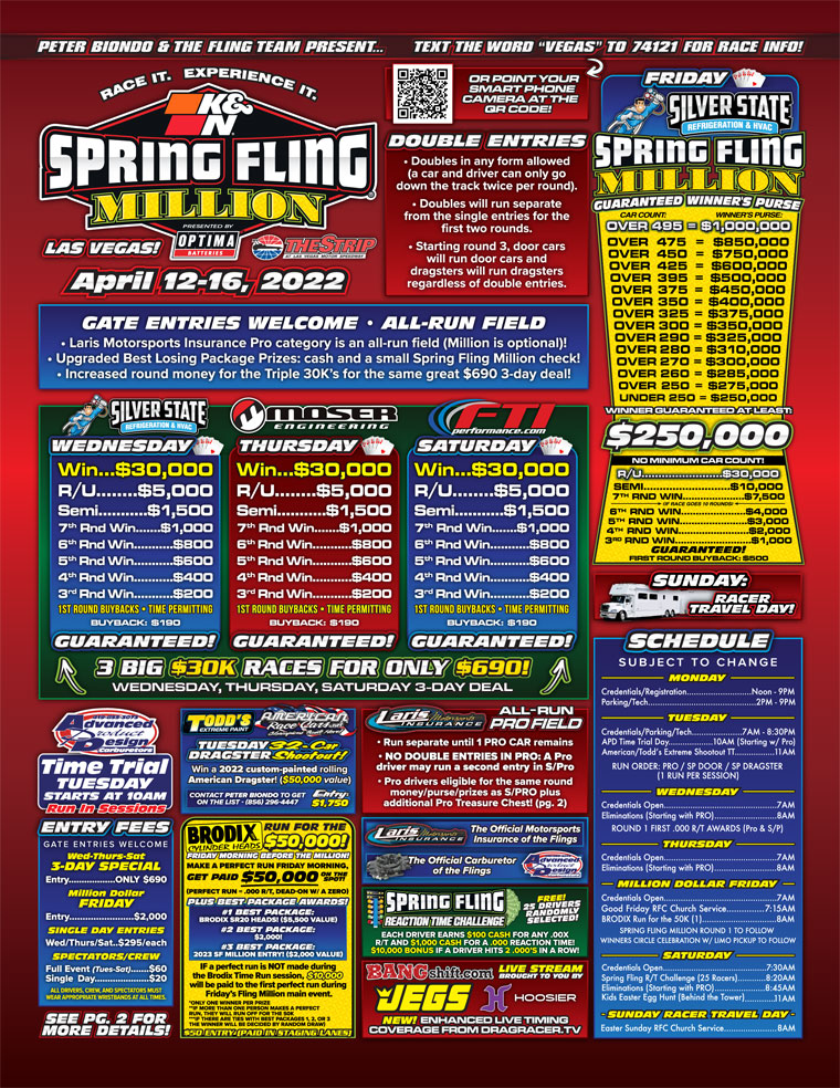 Bracket Races | Spring Fling Million at Las Vegas Motor Speedway