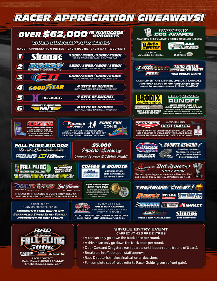 Bracket Races | Fall Fling Bristol